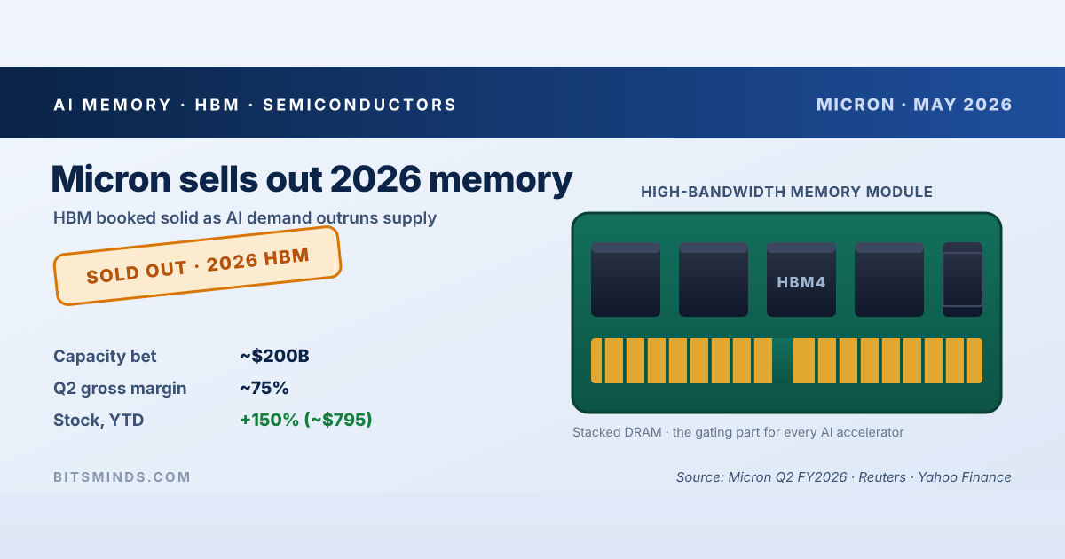 Micron Sells Out Its Entire 2026 Memory: HBM Booked Solid as the AI ...